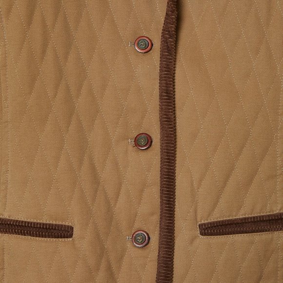 Mabrun | Jackets & Coats | Vtg 7s Tan Quilted Blazer Jacket M | Poshmark
